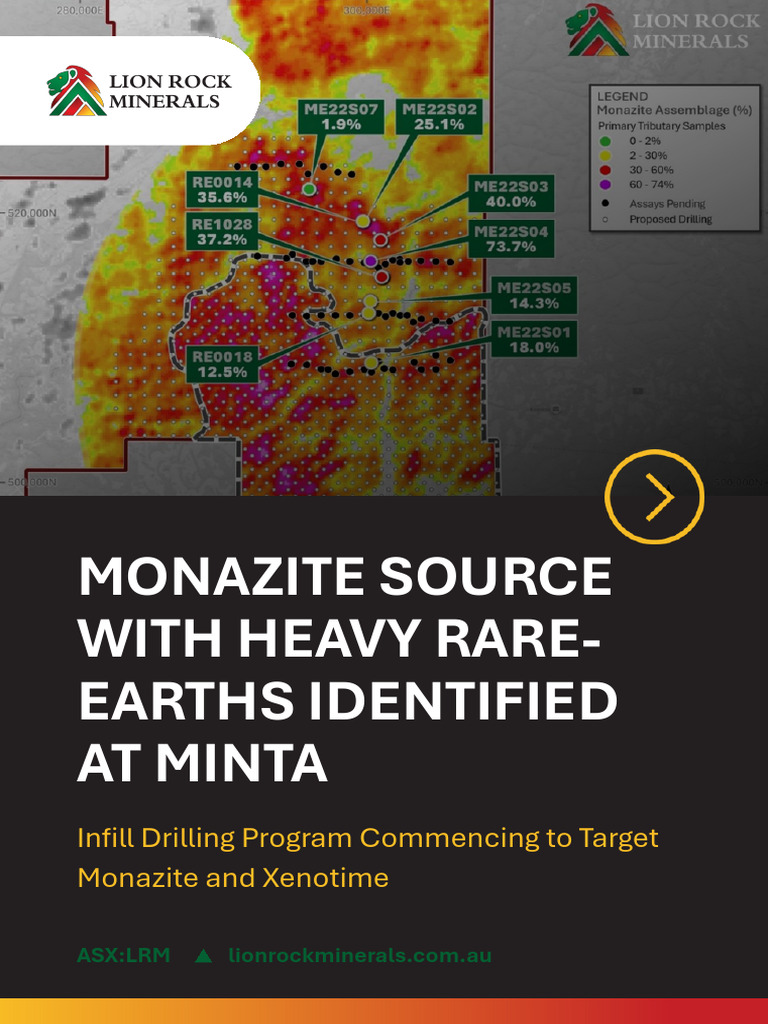 Monazite Source With Heavy Rare-Earths Identified at Minta PDF | PDF ...