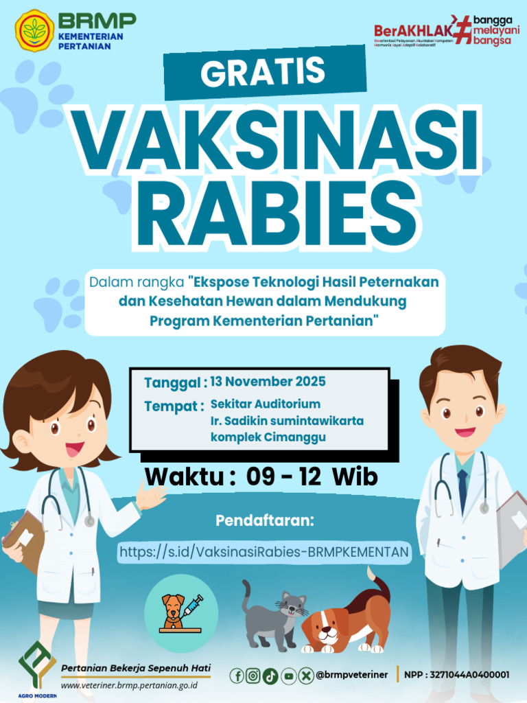 Vaksin Rabies Gratis Infografis | PDF
