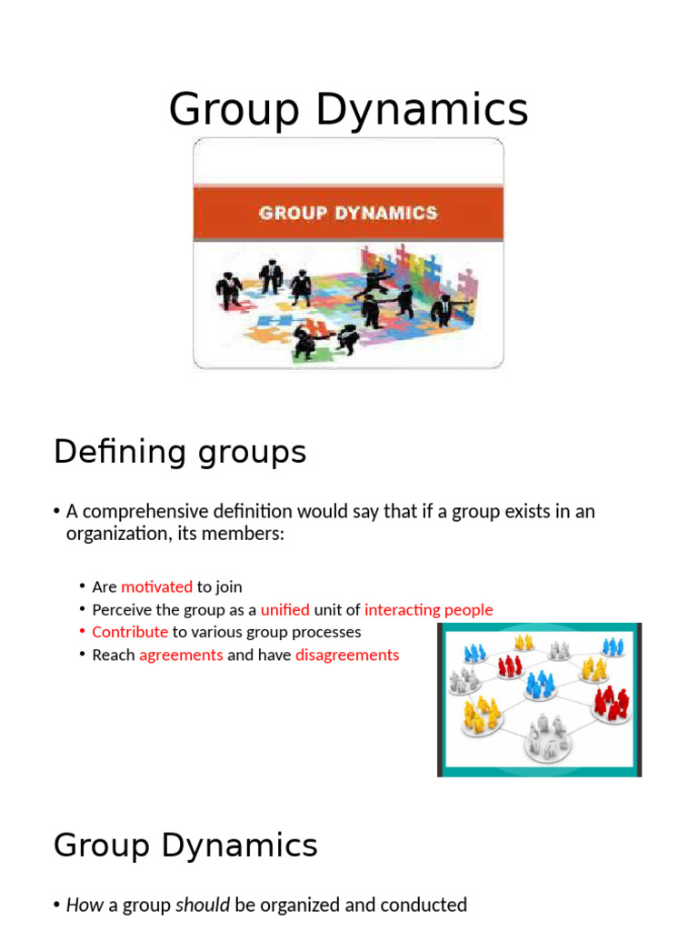 Chapter 7 Group Dynamics | PDF