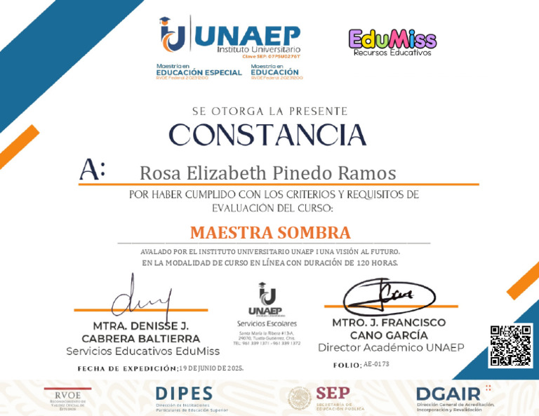 Rosa Elizabeth Pinedo Ramos - MS-0173 | PDF