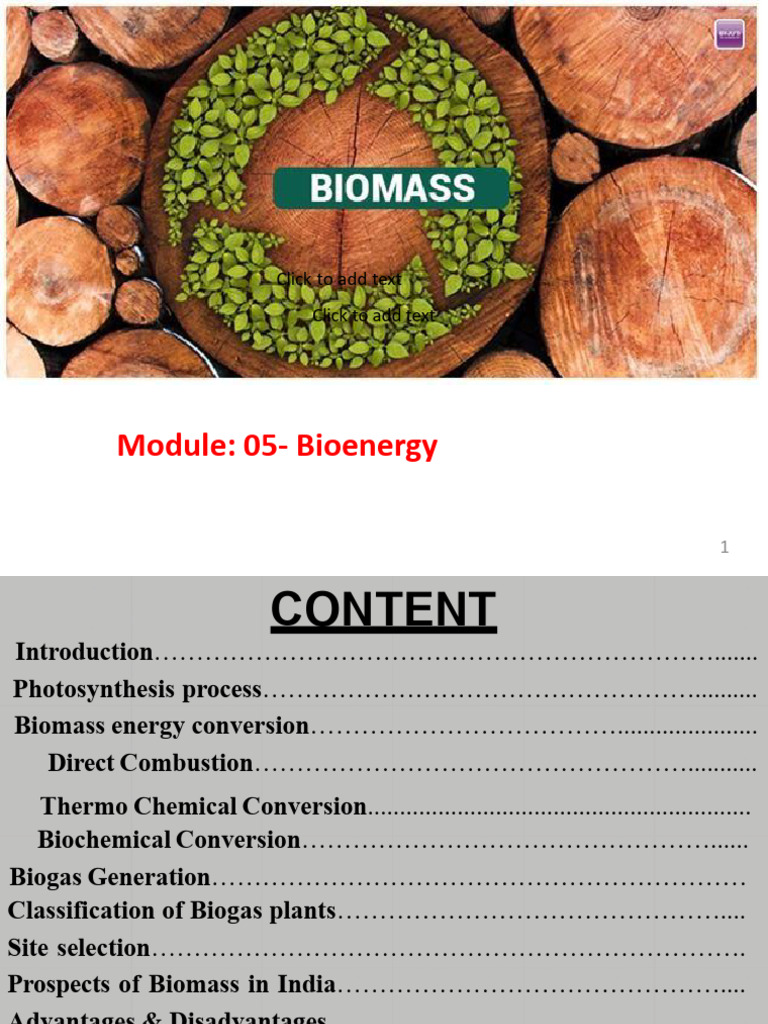 1 Bioenergy | PDF | Biofuel | Anaerobic Digestion