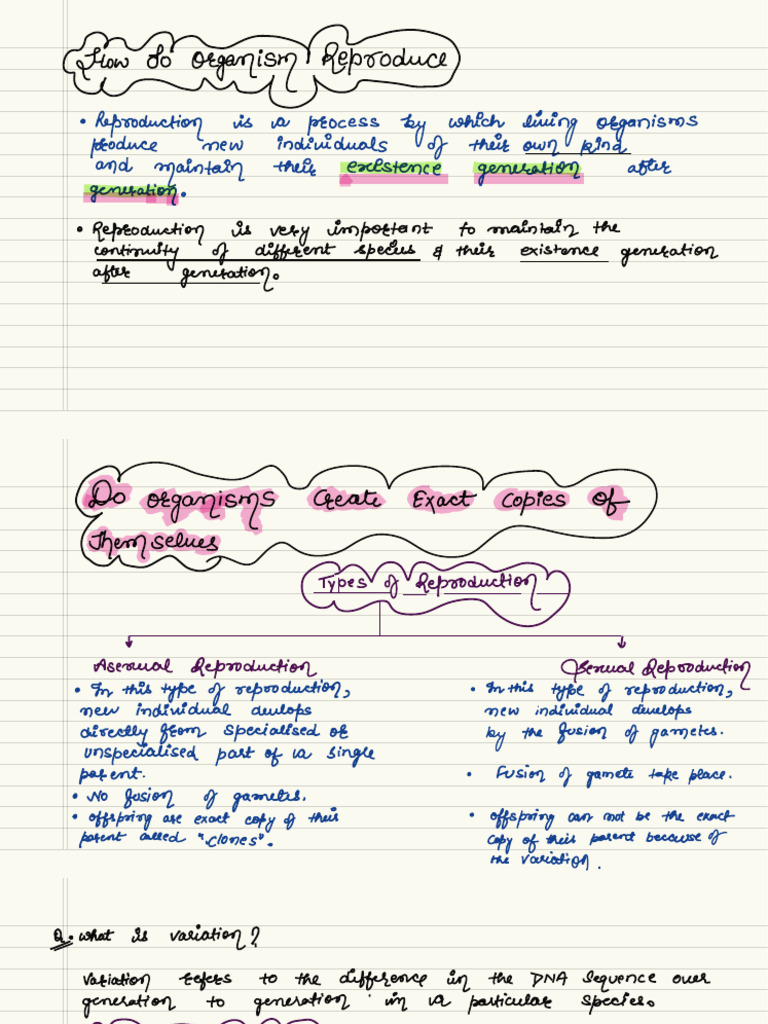 How Do Organism Reproduce 1 | PDF