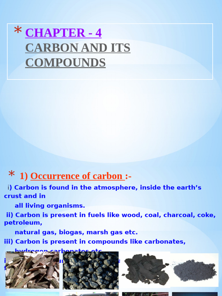 Carbon Compounds and Bonding Explained | PDF | Chemical Bond | Detergent