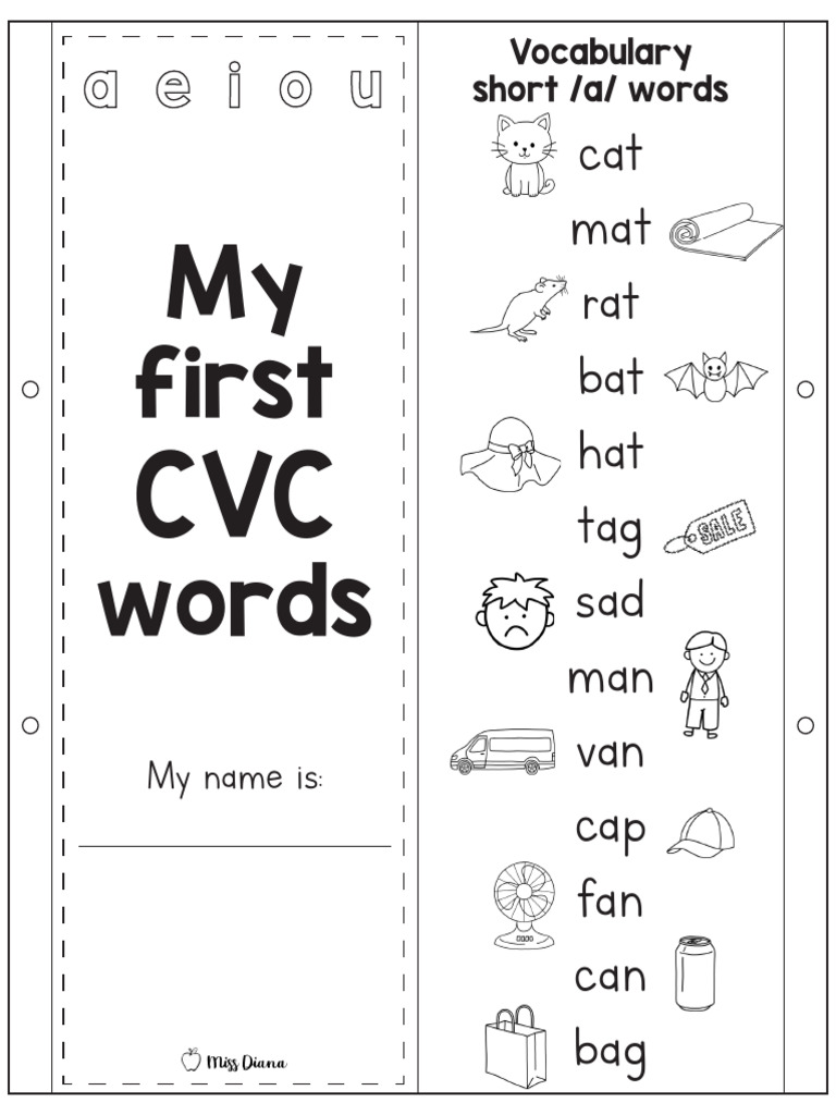 CVC Words 2do - Booklet | PDF