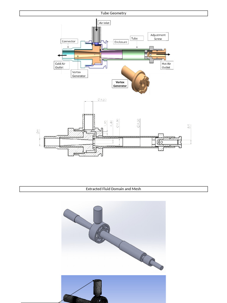 Vortex Tube CFD Problem | PDF | Computational Fluid Dynamics | Turbulence