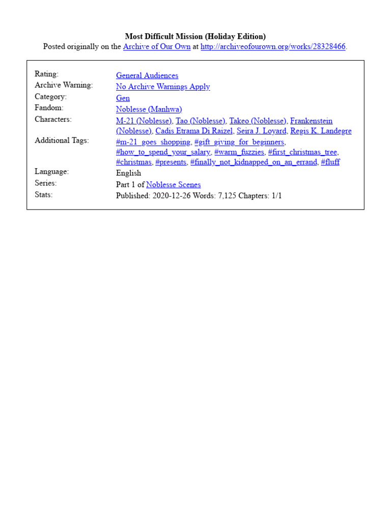 Most Difficult Mission | PDF