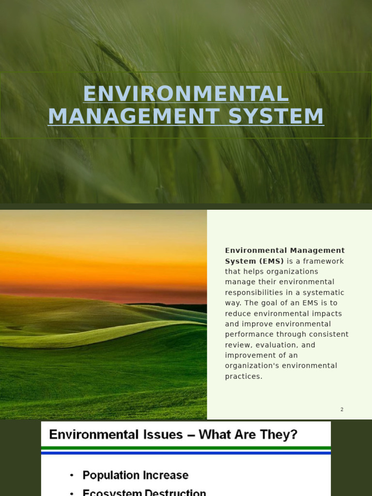 Environmental Management System | PDF