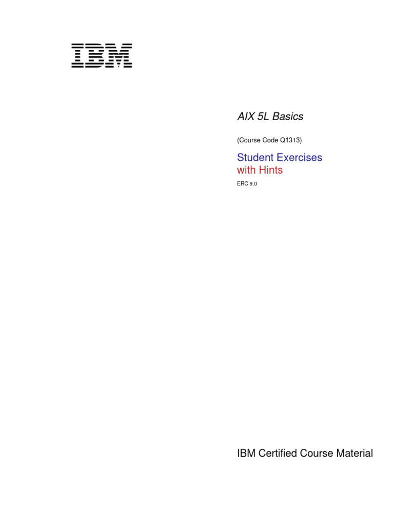 Aix 5L Basic - sin clave | PDF | Computer File | Computing