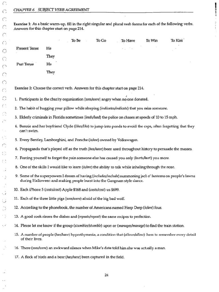 2-dars (writing) | PDF | Verb | Grammatical Number