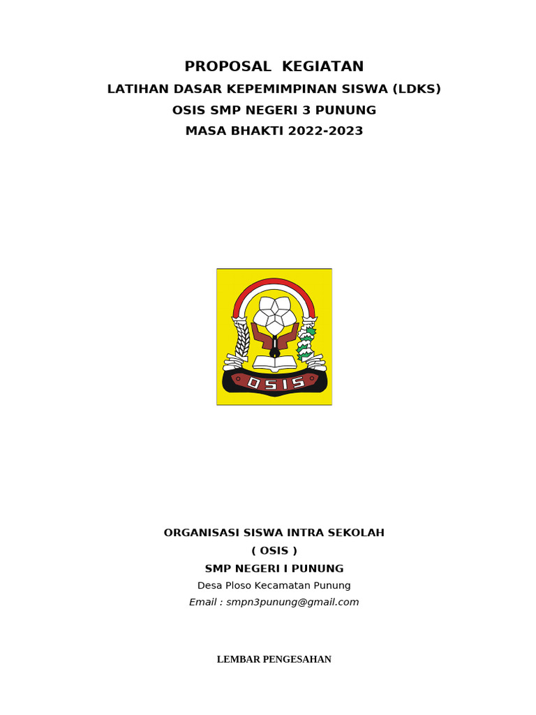 Proposal Ldks 2022 | PDF