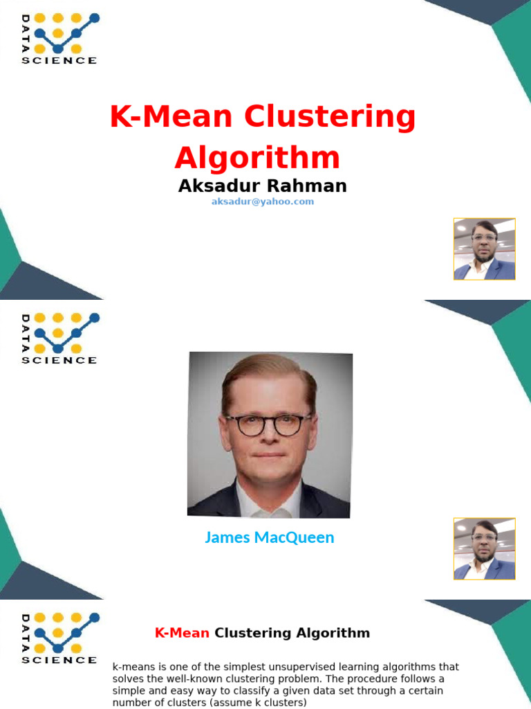 K Mean Clustering | PDF | Cluster Analysis | Algorithms And Data Structures