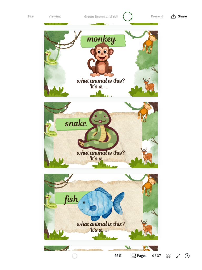 Animal Identification Quiz | PDF