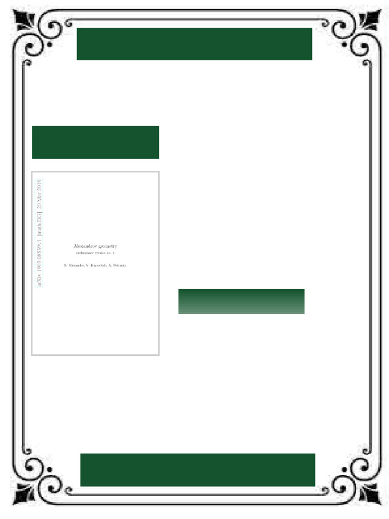Alexandrov geometry preliminary version no 1 Alexander S. Kindle & PDF ...