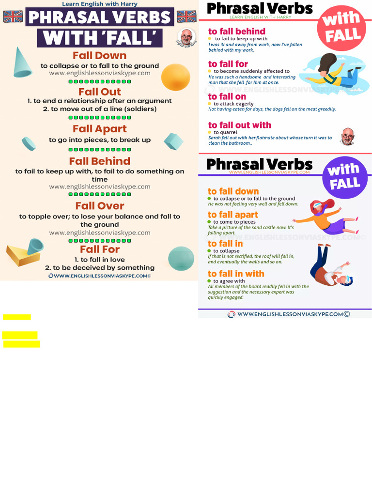 Phrasal Verb With Fall | PDF