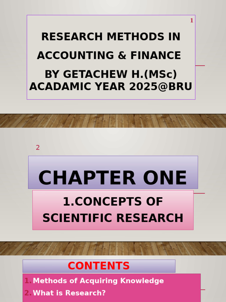 Chapter 1 One (Autosaved) | PDF | Quantitative Research | Hypothesis