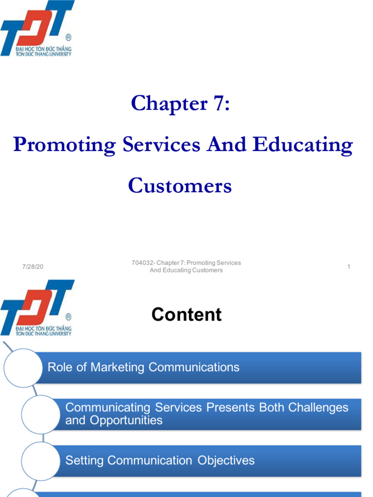 Service Promotion and Customer Education | PDF | Direct Marketing ...