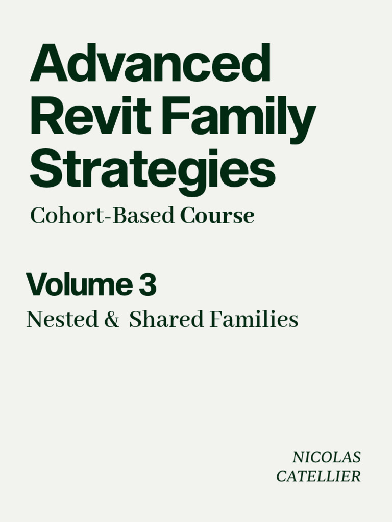 Cohort VOLUME3 Nested Families | PDF | Autodesk Revit