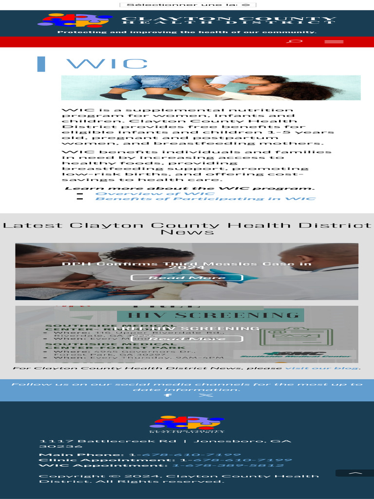 WIC Benefits in Clayton County | PDF