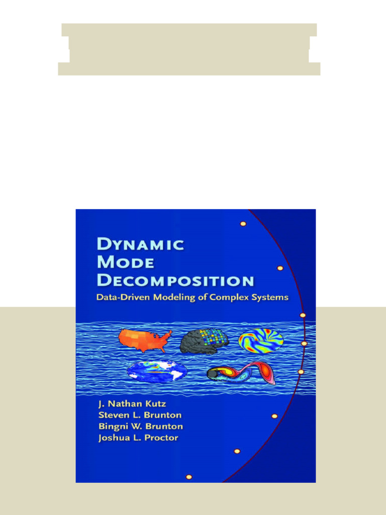 (Ebook) Dynamic Mode Decomposition: Data-Driven Modeling of Complex ...