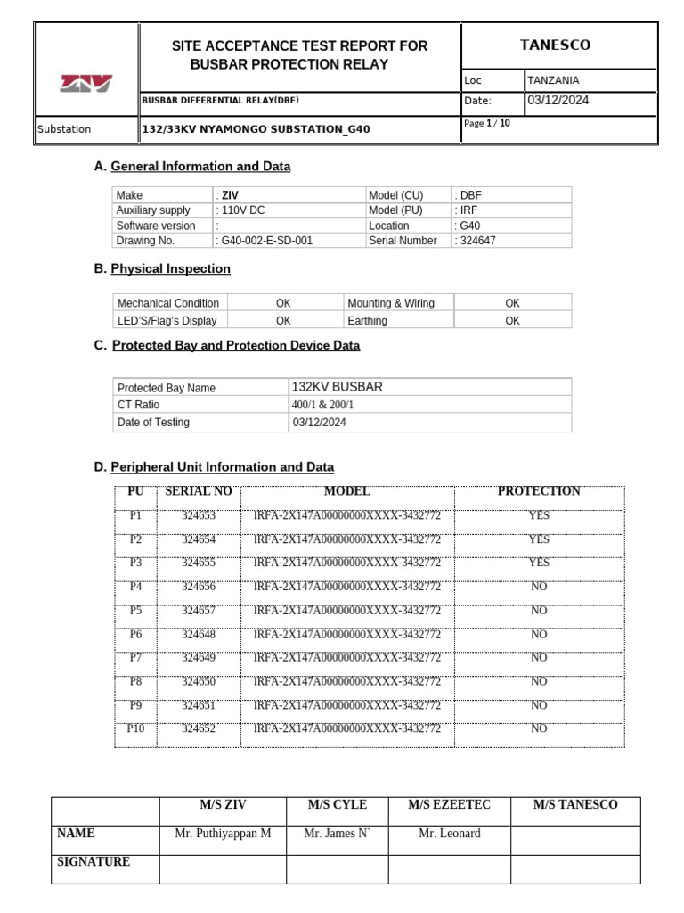 DBF Test Reports | PDF | Electrical Engineering | Electricity