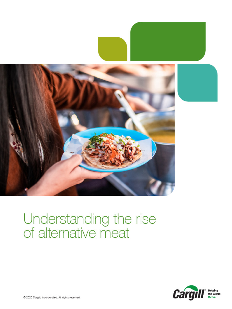 FINAL Understanding The Rise of Alternative Meat 101320 | PDF | Meat ...