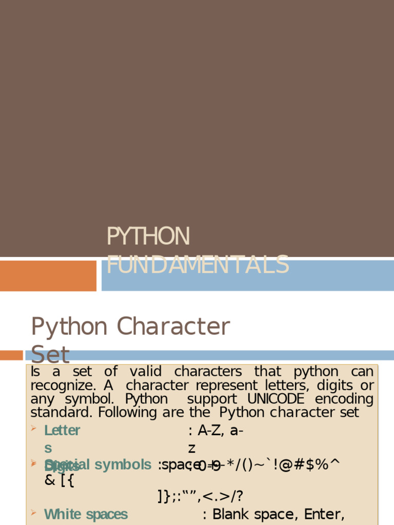 008 Features of Python | PDF | Data Type | Parameter (Computer Programming)