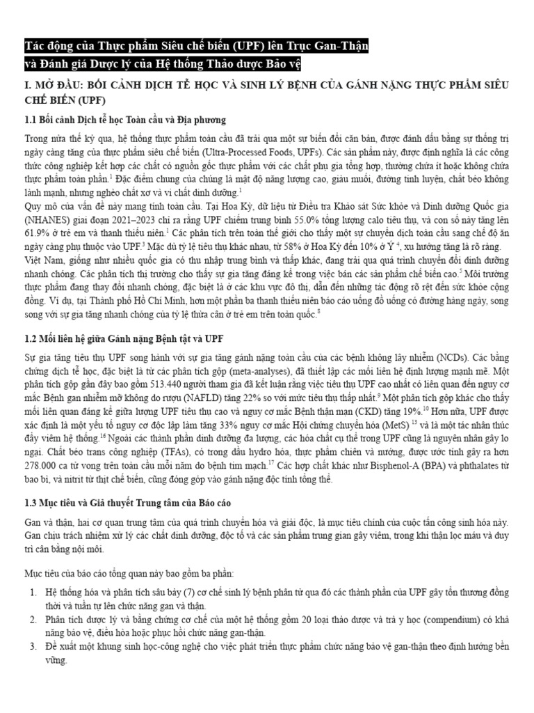 Báo Cáo Nghiên Cứu Gan-Thận | PDF