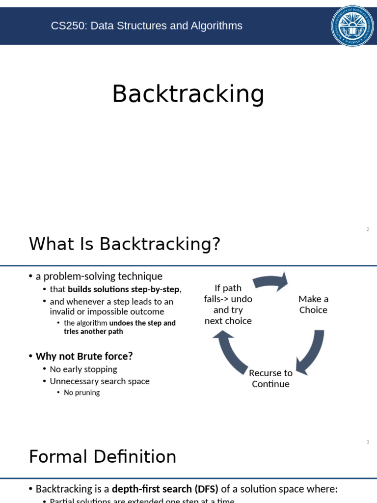 Backtracking | PDF | Software Engineering | Mathematical Logic
