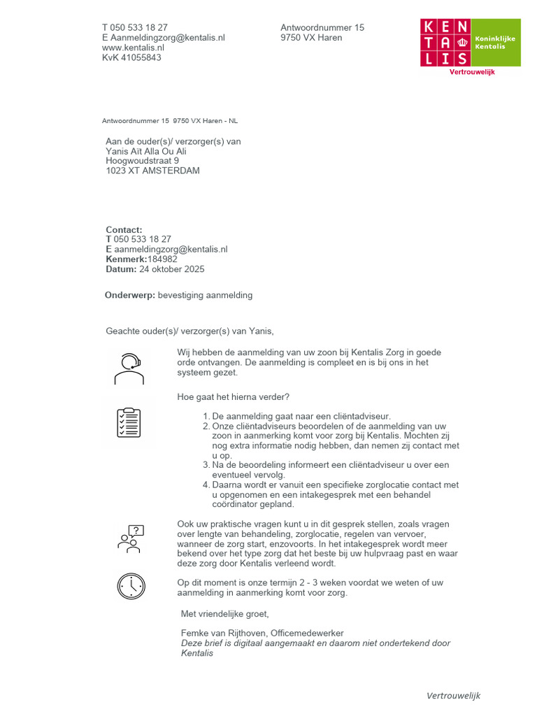 Bevestigingsbrief aanmelding_184982 | PDF