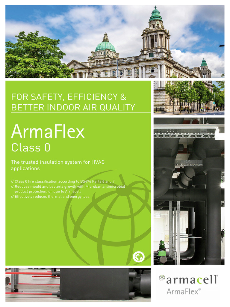 ArmaFlex Class 0 HVAC Insulation Solutions | PDF | Pipe (Fluid ...