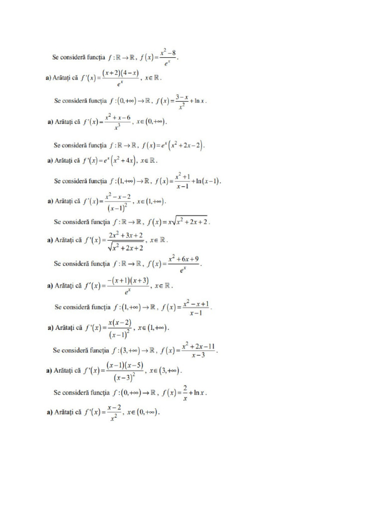 11 Fisa Derivate | PDF