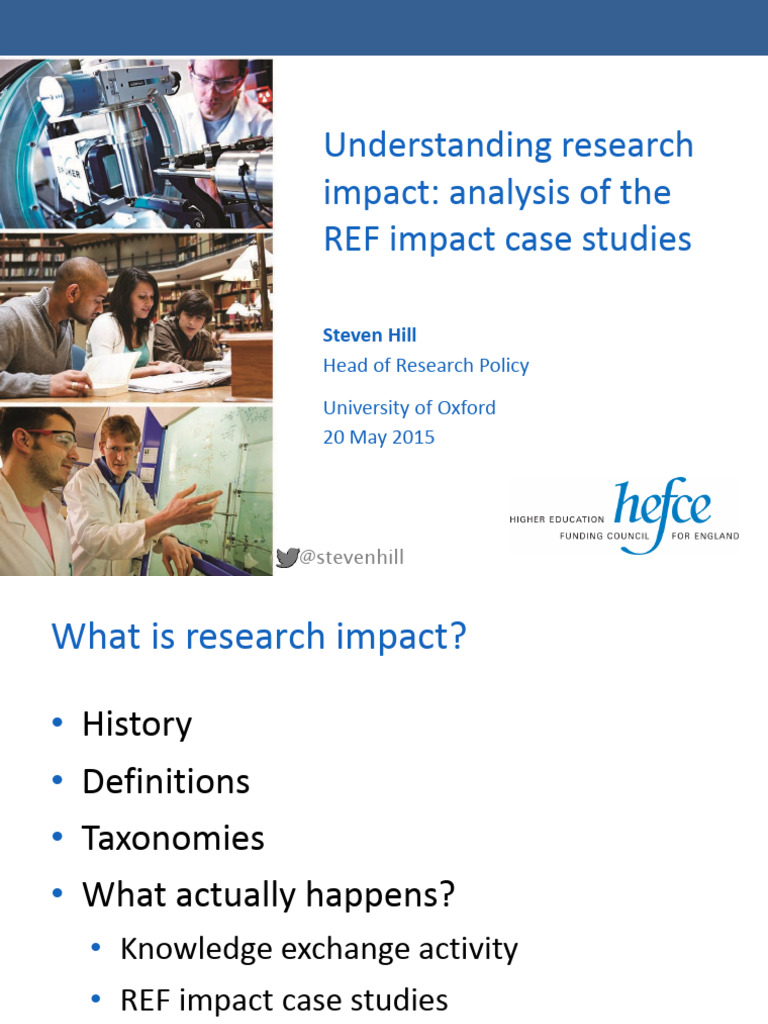 Analyzing REF Research Impact Cases | PDF | Knowledge | Policy
