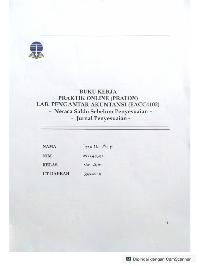 Tugas Lab. Pengantar Akutan Sesi 3 | PDF