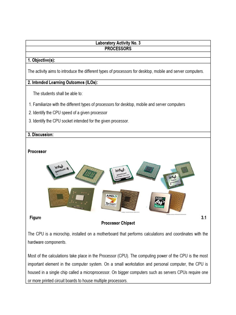 CPE103 - Experiment 1 (Group 1) | PDF | Central Processing Unit | 64 Bit Computing