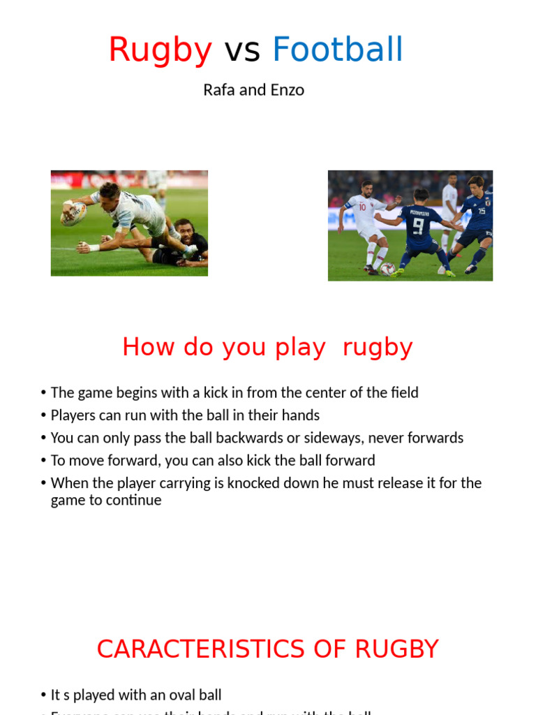 Rugby Vs Football | PDF
