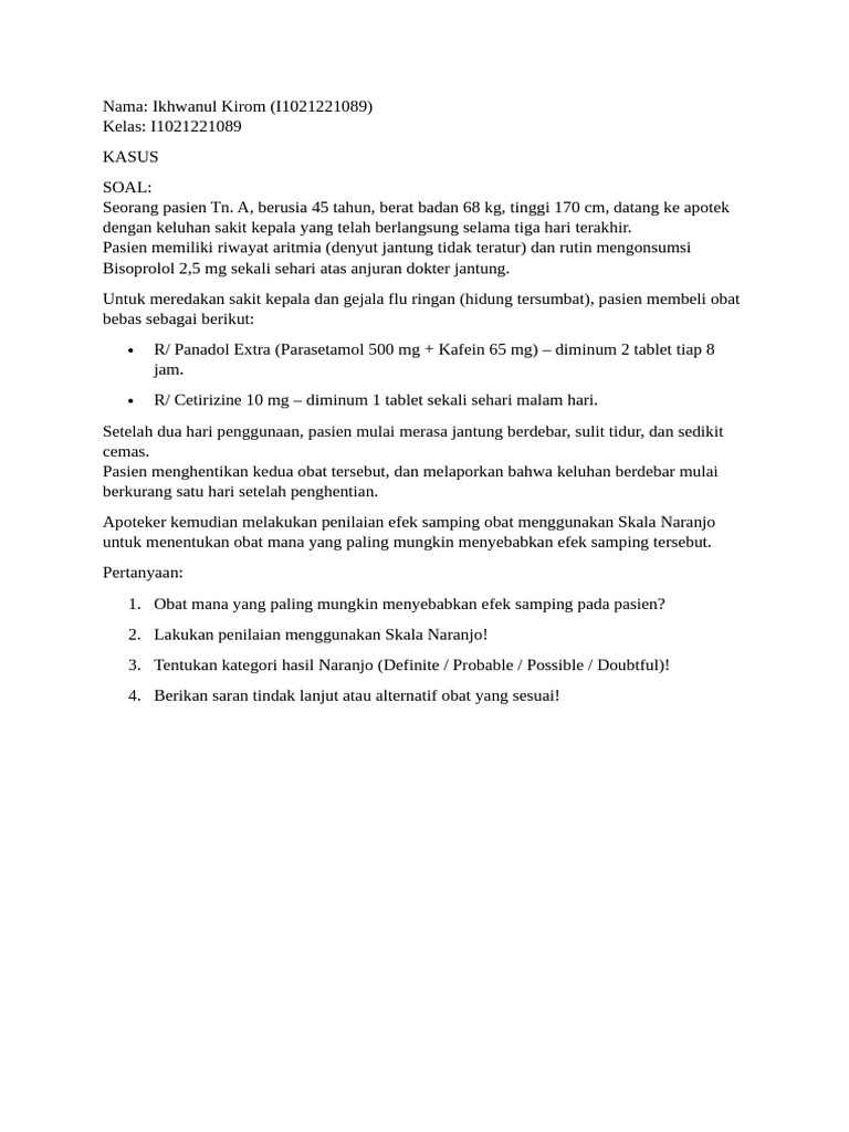 D Sakit Kepala Panadol Extra | PDF