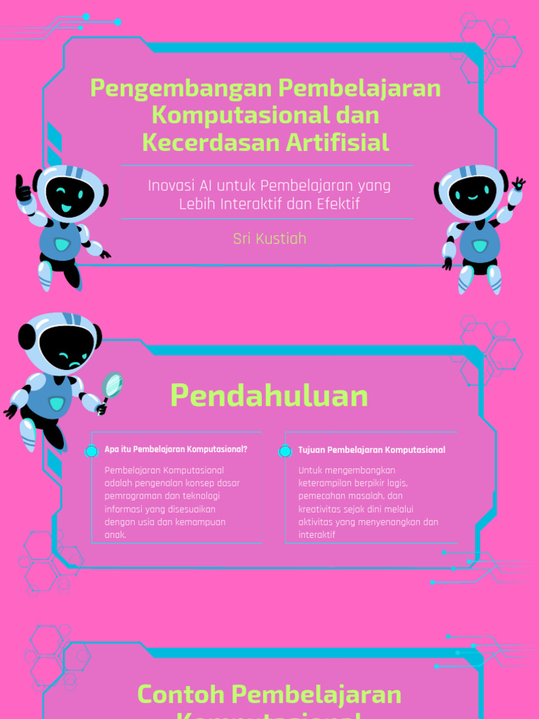 Inovasi AI dalam Pembelajaran Komputasional | PDF