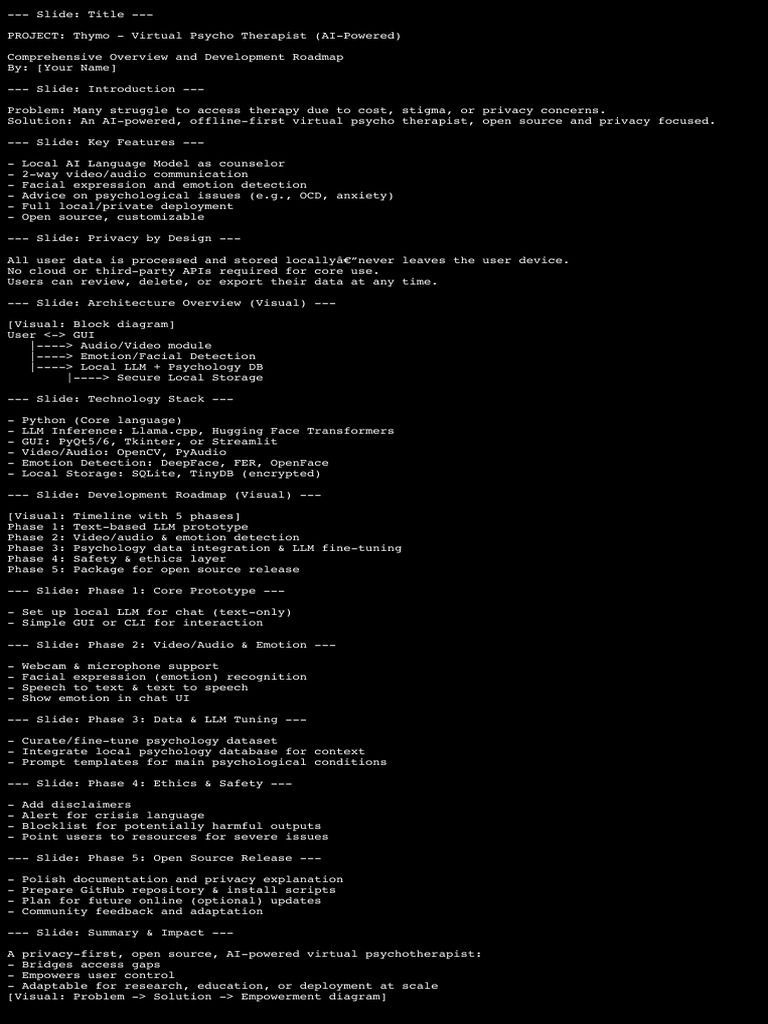 THYMO Explained | PDF | Command Line Interface | Privacy