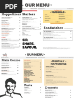 0293 CPT Sunday Buffet Menu 2026 | PDF | Salad | Sauce