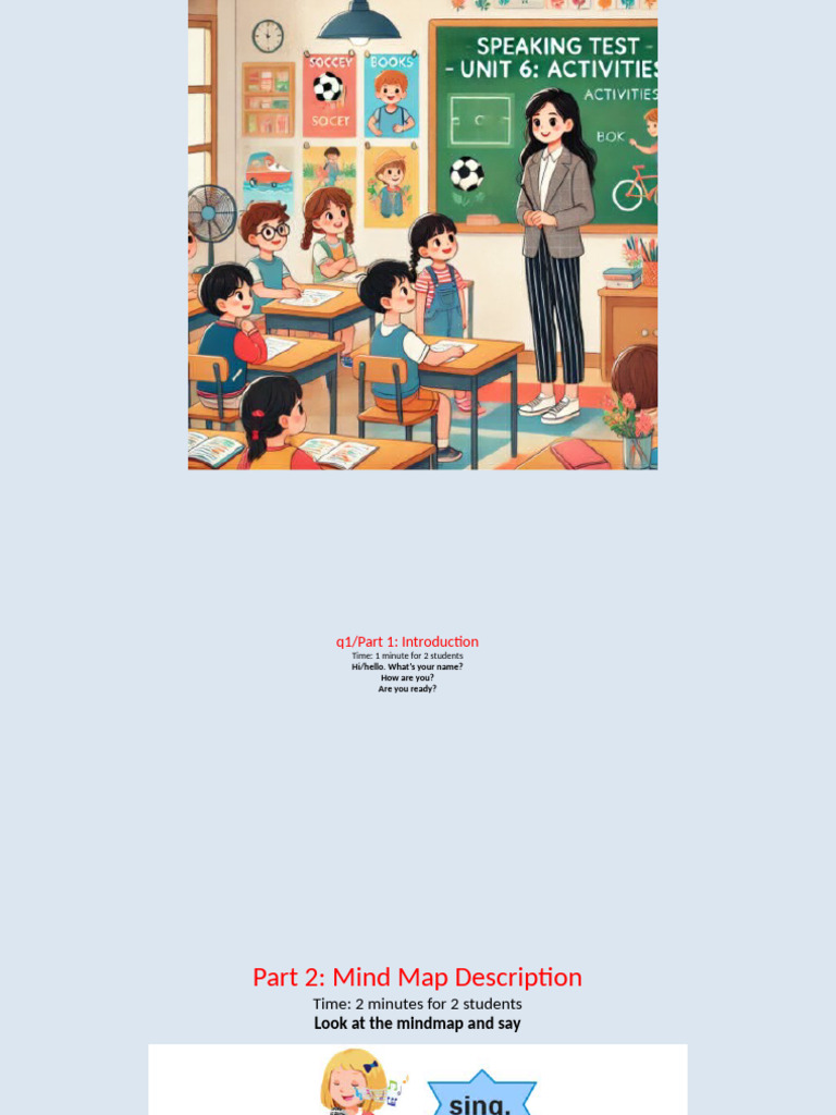 Grade - 1 - Unit 6 Test | PDF