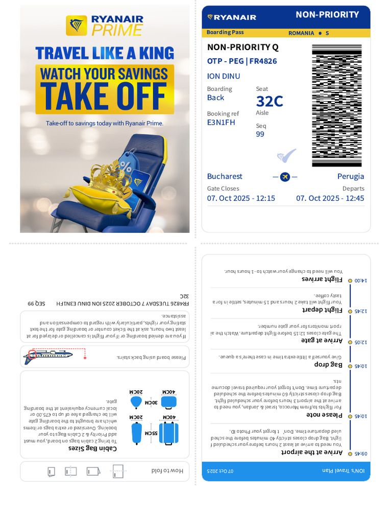 Boarding Pass 1 | PDF