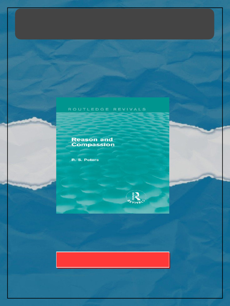 Reason and Compassion The Lindsay Memorial Lectures Delivered at the University of Keele ...