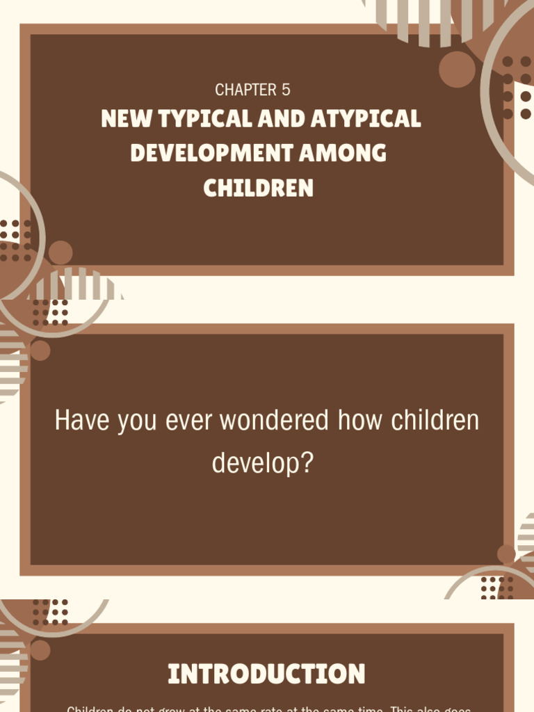 Chapter 5 Typical and Atypical | PDF | Child Development | Cognitive ...