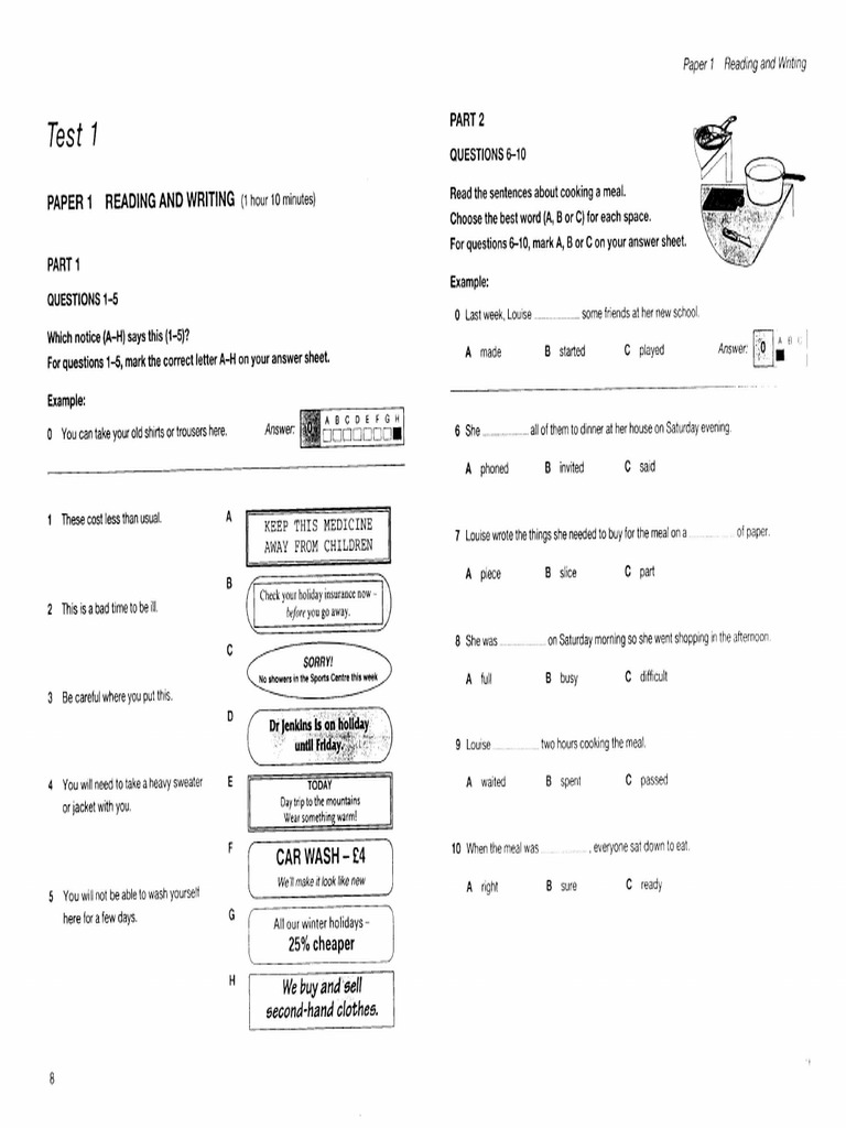KET - CUP 4 (Book)-Trang | PDF