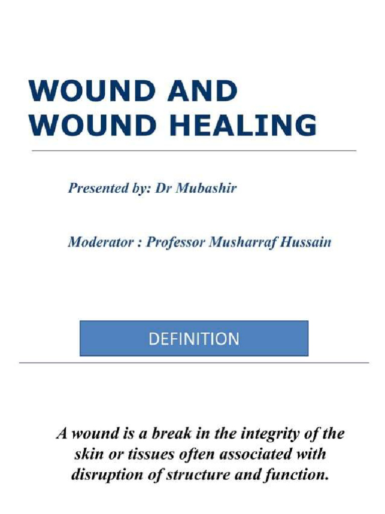 Wound Healing | PDF