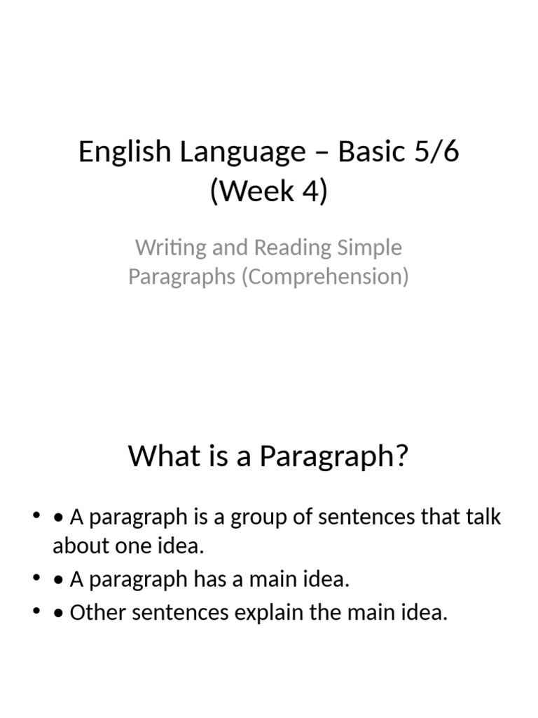 English Basic5 Week4 | PDF