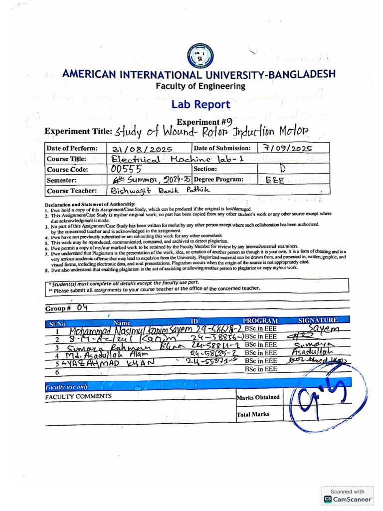 252 EM1 Group4 Report9 | PDF