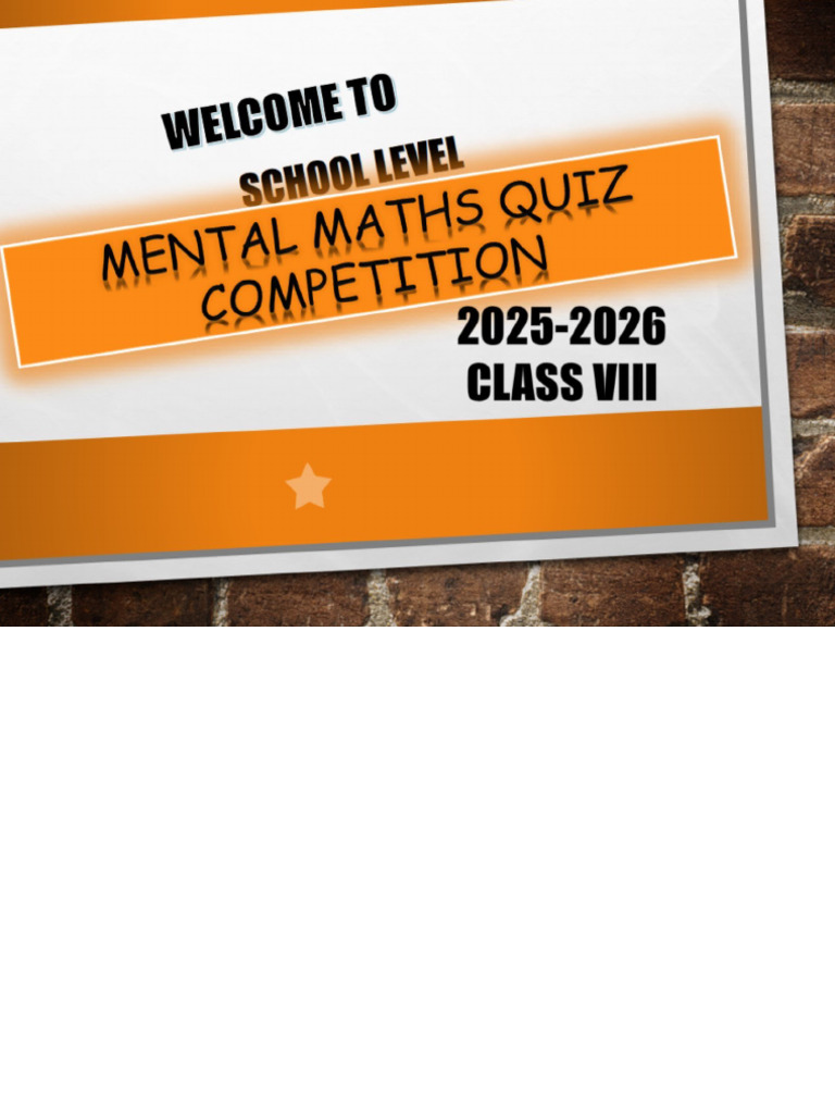 2025-26 Class 8th SCHOOL LEVEL PPT | PDF