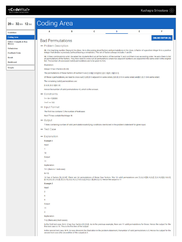 Tcs Codevita Questions Set1 | PDF