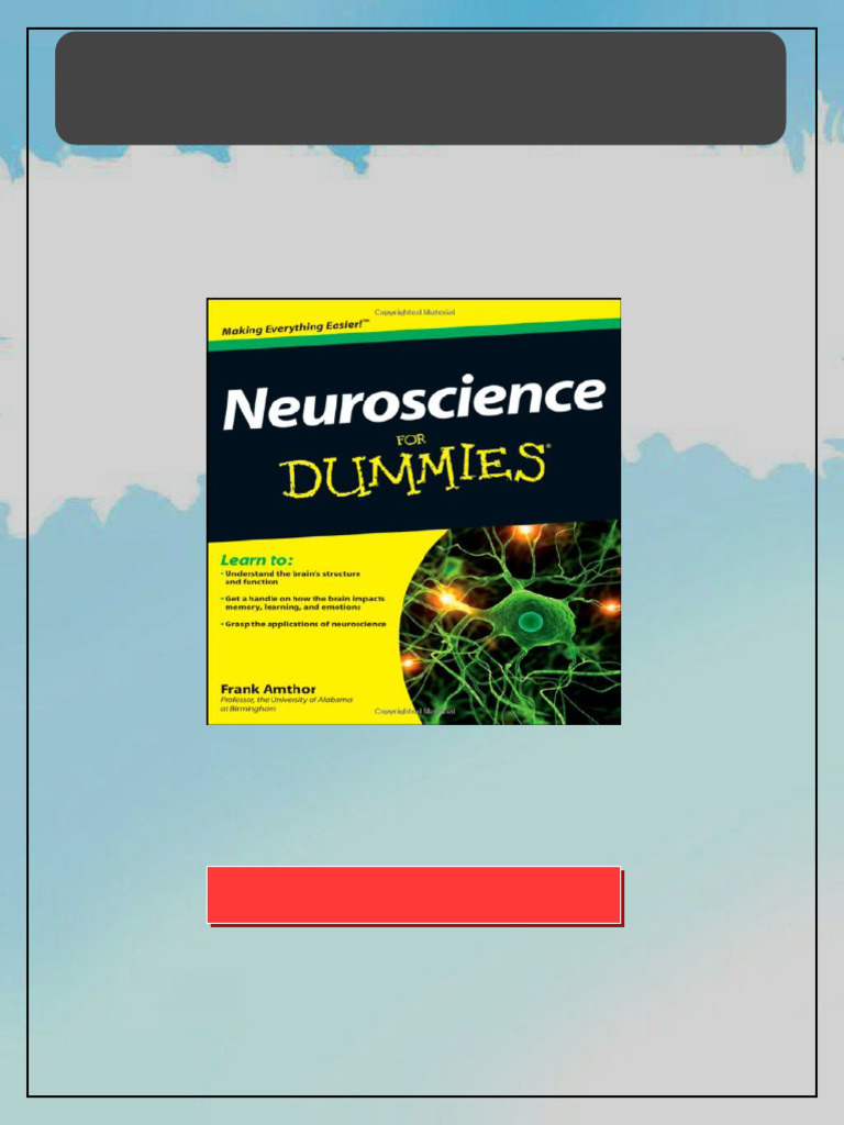Neuroscience For Dummies 1st Edition Frank Amthor Kindle & PDF Formats ...